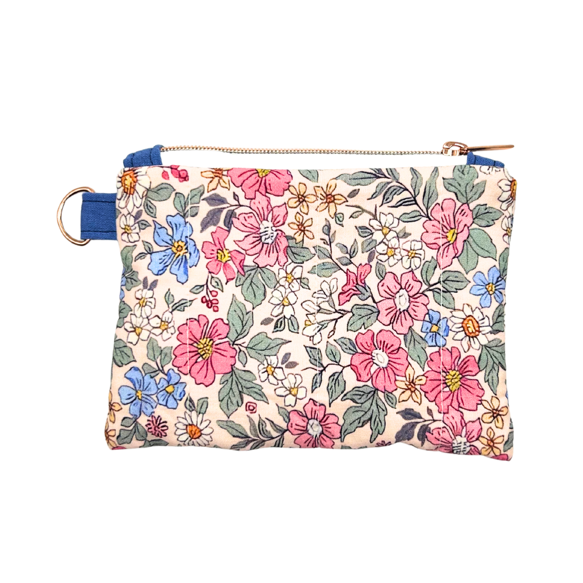 Lillian Quilted Wallet – Cottagecore Floral Fabric Wallet with Zip ...